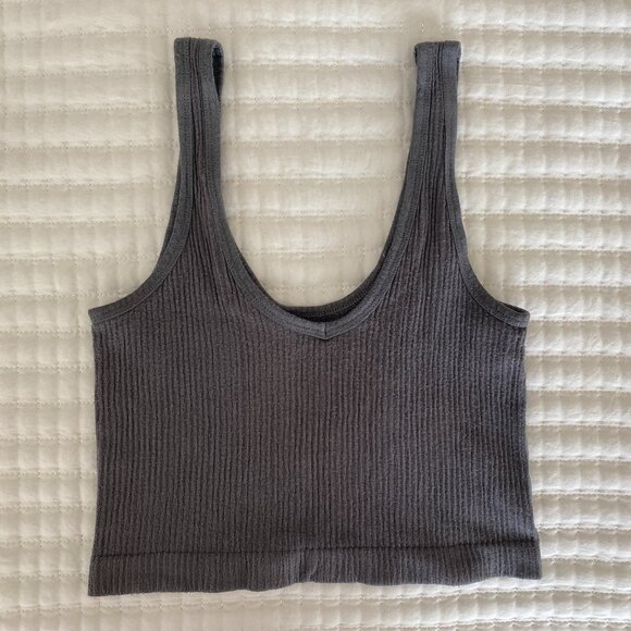 Urban Outfitters | Tops | Out From Under Urban Outfitters Ribbed Grey ...